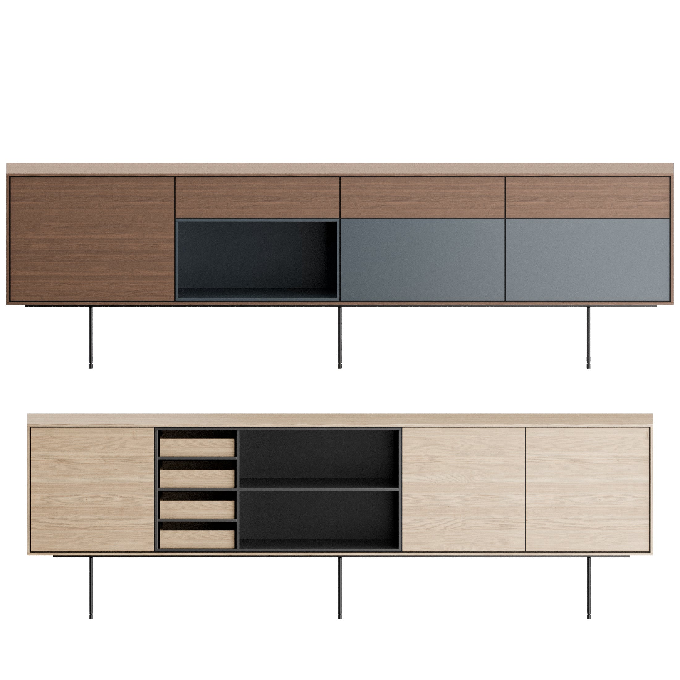 Aura Sideboard 01 By Treku 3D Model – Add Model
