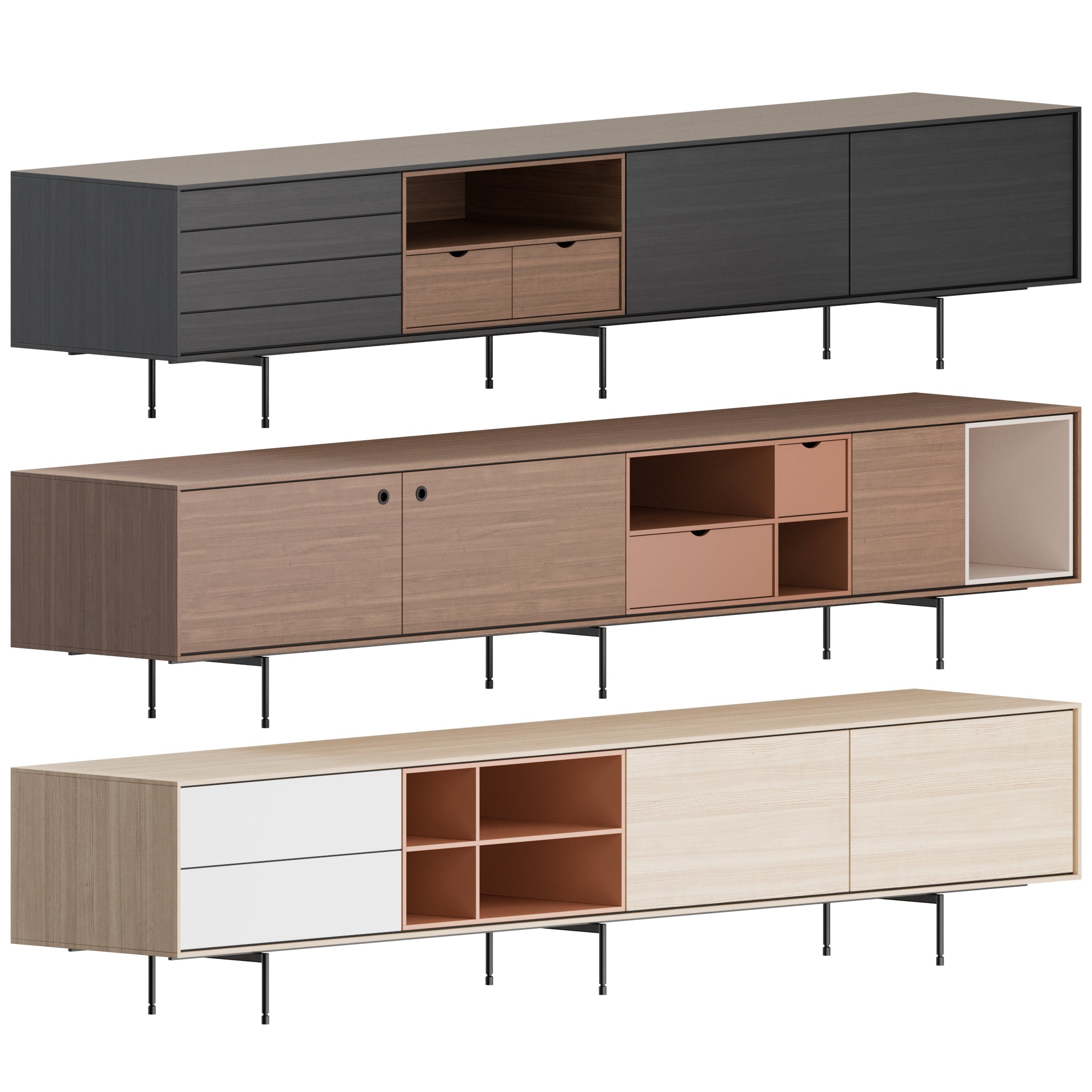 Aura TV Stand By Treku 3D Model – Add Model